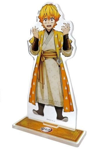 Zenitsu Agatsuma Demon Slayer Kimetsu no Yaiba x ufotable cafe acrylic ...